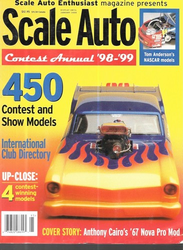 Scale Auto Contest Annual '98-'99 NASCAR Models Model Car Shows Winners ...