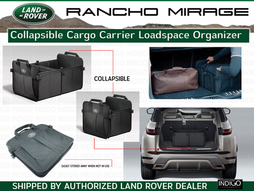 Land Rover Logo Collapsible Cargo Carrier Loadspace Organizer Genuine ...
