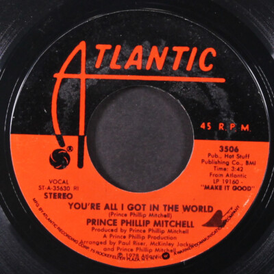 PRINCE PHILLIP MITCHELL: you're all i got in the world / falling from ...