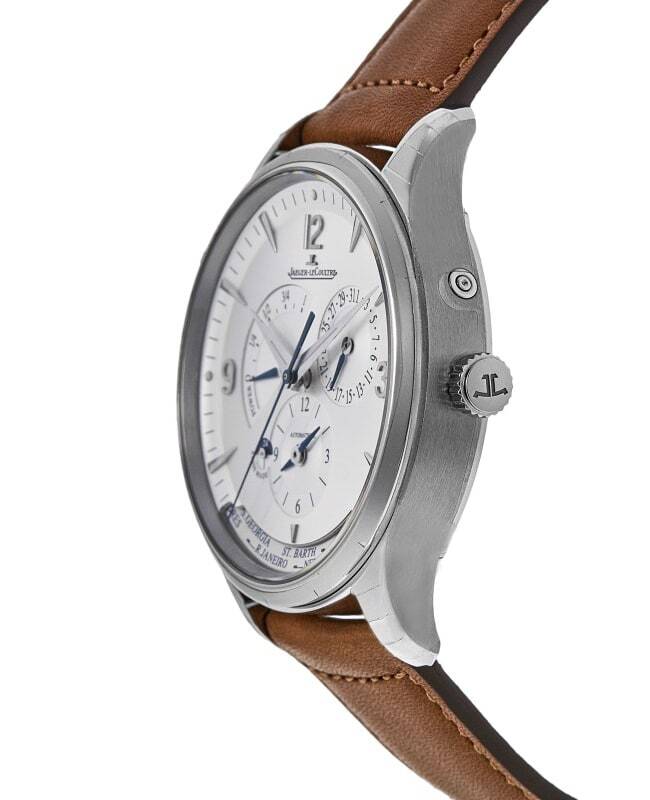 New Jaeger LeCoultre Master Control Geographic Silver Men's Watch ...