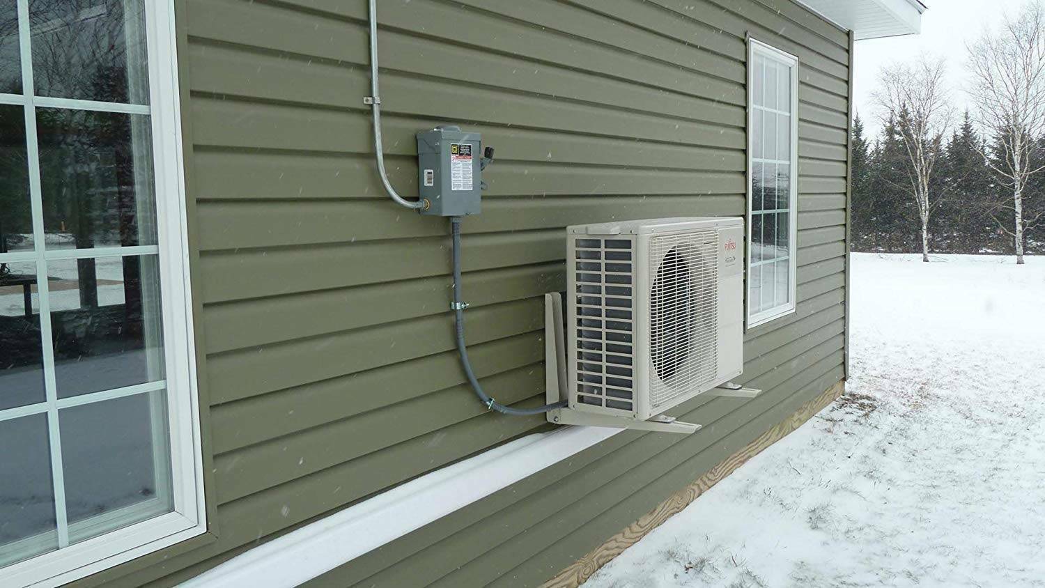 2PCS Air Conditioning Wall Mount Bracket Split Hanging Rack Bearing ...