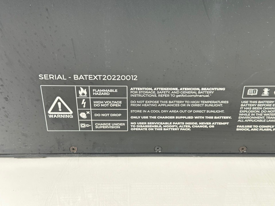 2022 E-Foil Foil Board GetFoil eBoard 2.6 kWh Extended Battery | eBay