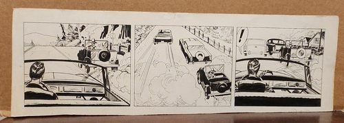 KEN WINSTON PI Comic Strip Original Art 6/1955 MIKE ROY Jerry 'Superman ...