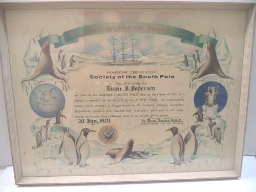 VTG Collectors Item Knight of the Emperor Penguin Court 4 Geographic ...