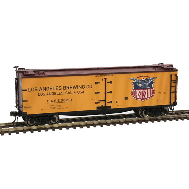 Eastside Beer Los Angeles #60217 40' Wood Reefer Car - HO Atlas ...