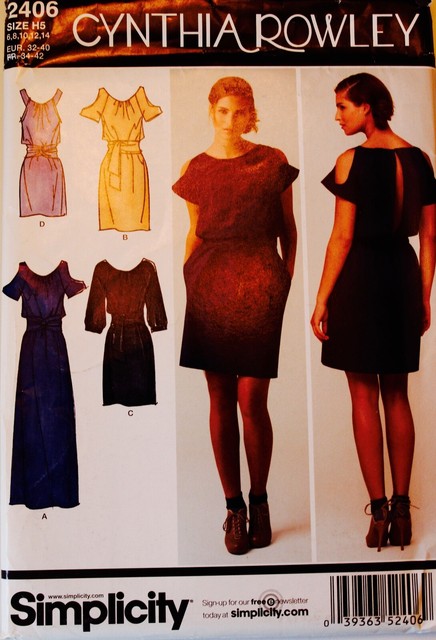 Simplicity 2147 Misses Mini Dress Tunic Pattern Learn to Sew UCT Sz 6 ...
