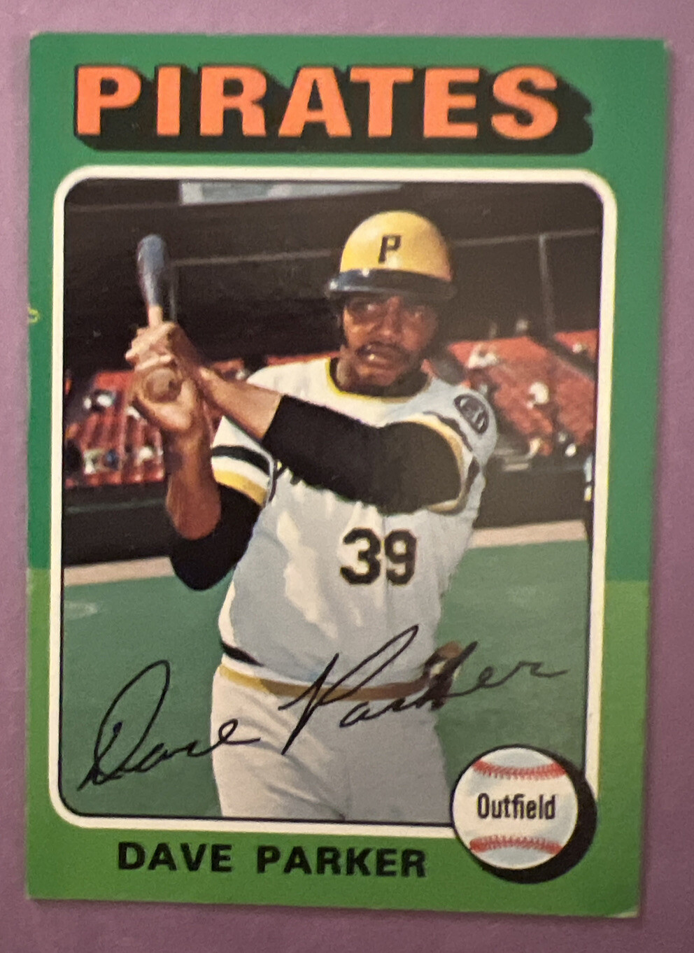 Dave Parker 1975 Topps Baseball Card Excellent Condition # 29 | eBay