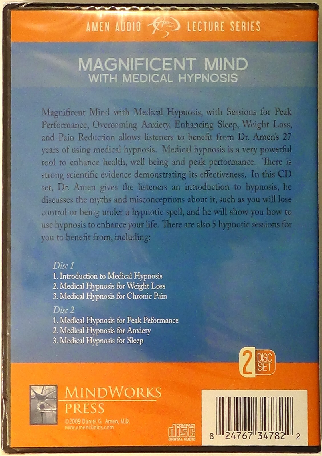 Magnificent Mind With MEDICAL HYPNOSIS ~ Daniel G. Amen, MD Audio Book ...