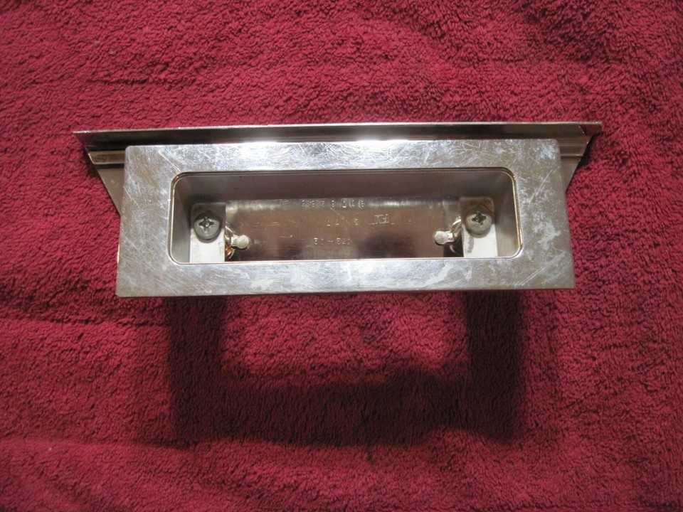 67-69 Plymouth Barracuda Rear Seat Back Trim Emblem Fold Down Handle ...
