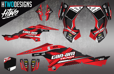 CAN-AM DS450 GRAPHICS DS 450 STICKERS DECALS STICKER GRAPHIC KIT CANAM ...