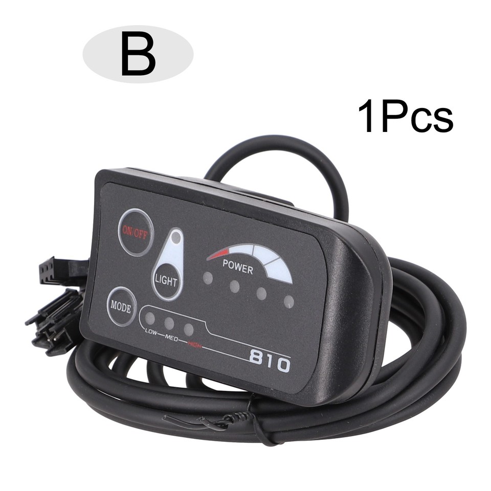 24V/36V/48V LED810 Display Level Meter Panel For Electric Bike/ebike/e ...