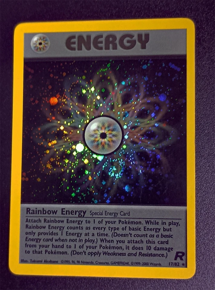 Rainbow Energy 17/82 Team Rocket for sale | eBay