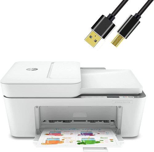 HP Wireless Printer. Scan. Copy. Fax + 6 Ft Neego Cable *NO INK ...