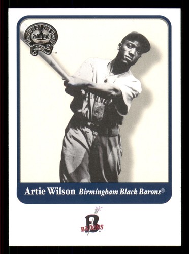Artie Wilson 2001 Fleer Greats of the Game #99 Birmingham Black Barons ...