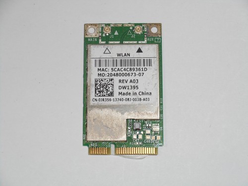 Dell Wireless 1395 802.11b/g WiFi Card WLAN Mini-PCI Express CHA01 ...