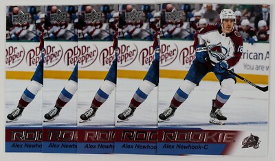 5x - 2021-22 Upper Deck Star Rookie Box Set Card #4 Alex Newhook ...