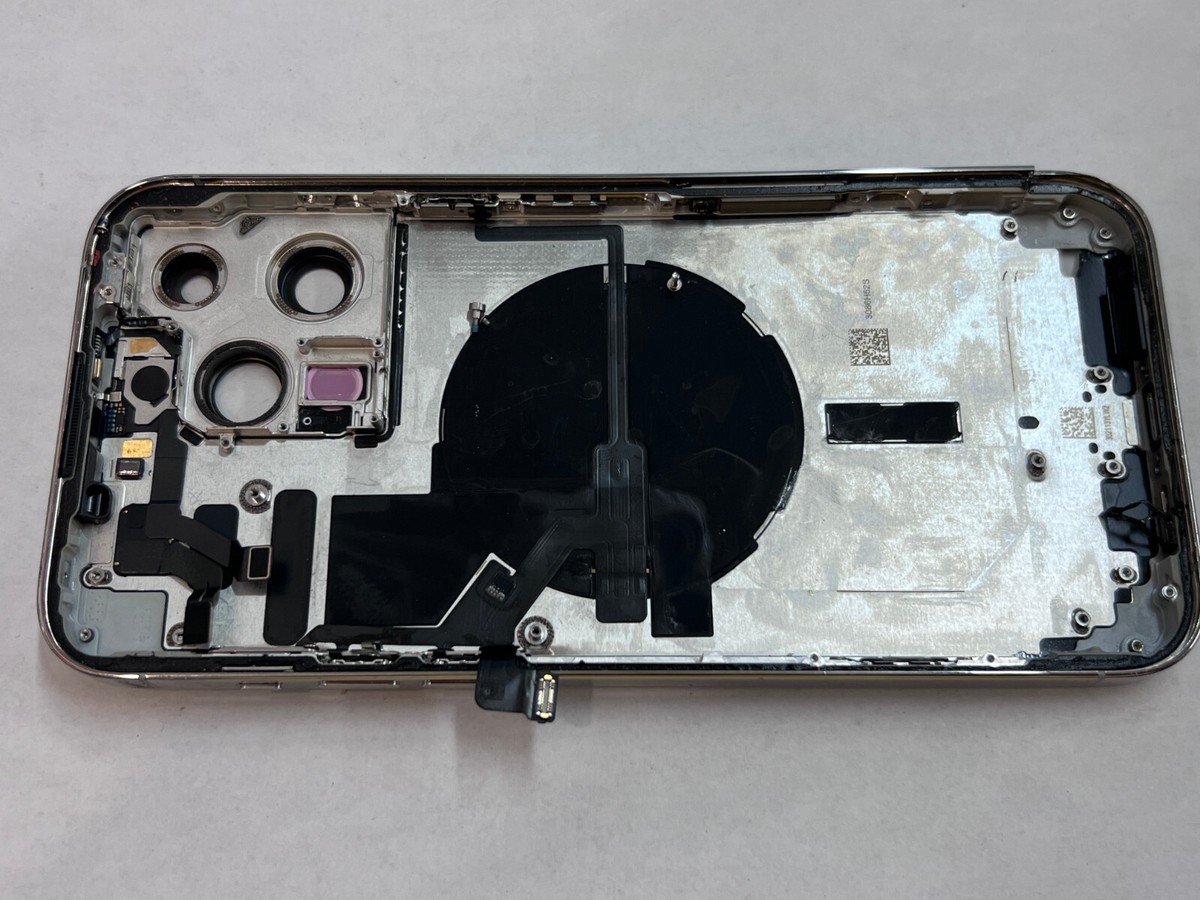 Apple iPhone 14 Pro Max Silver White Back Glass Housing Apple iPhone 14 Pro Max Silver White Back Glass Housing