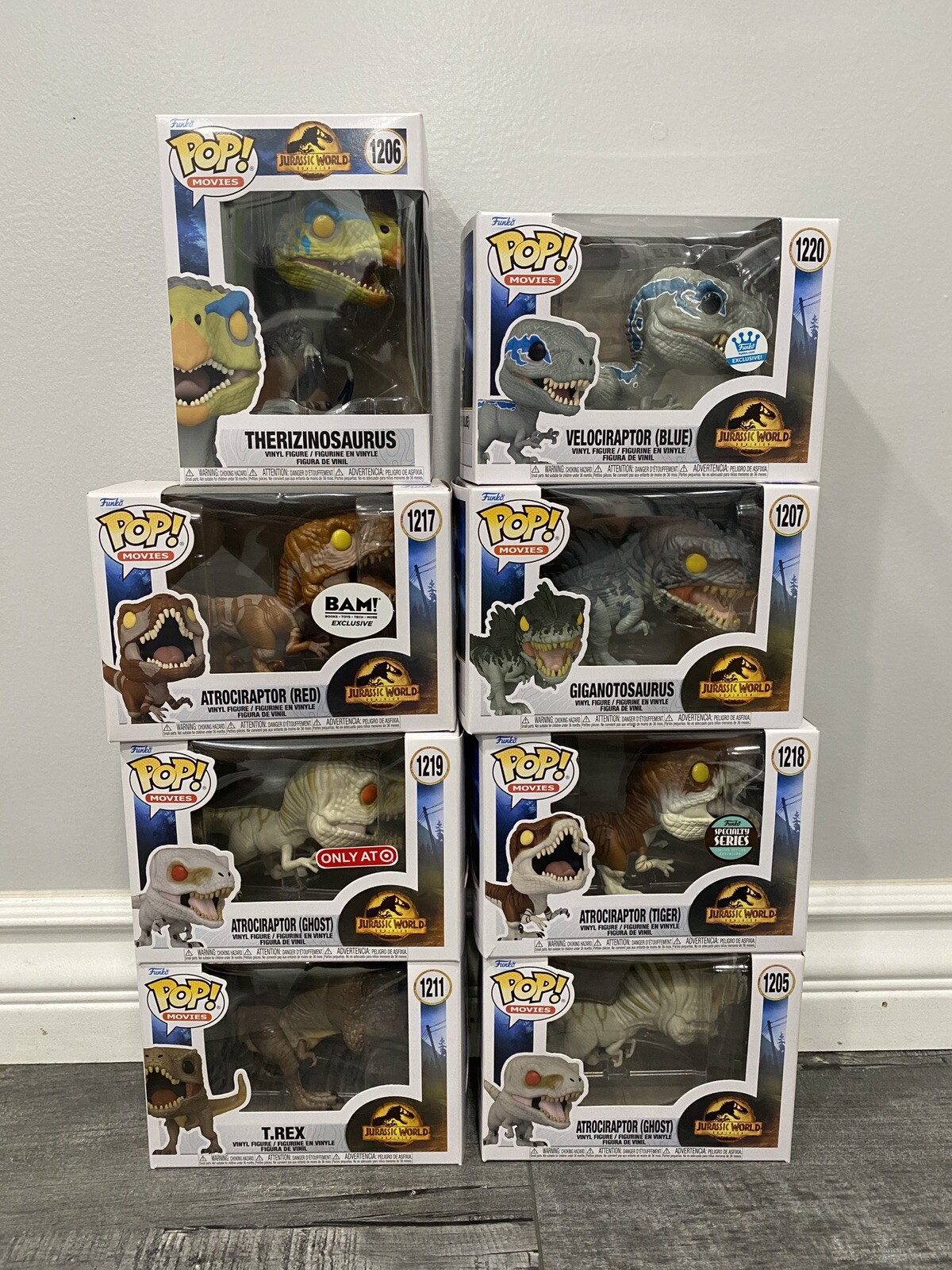 Funko Pop! Jurassic World Lot Of 8 Dinosaurs 889698622233 | eBay