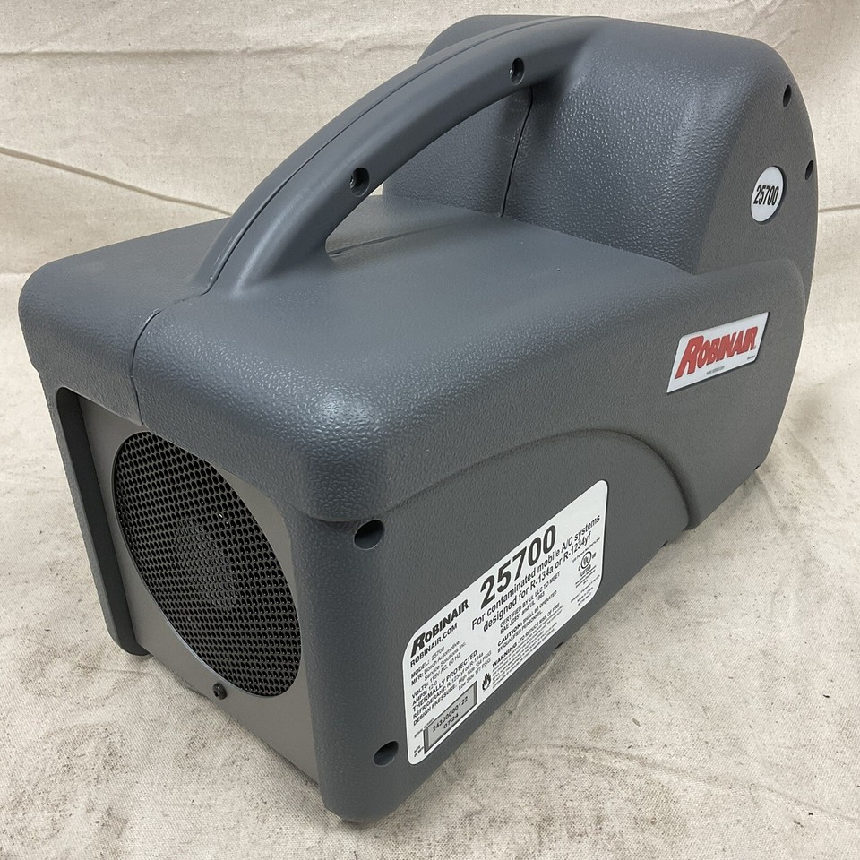 ROBINAIR 25700 Refrigerant Recovery Machine 1/2hp A2L Compatible NON ...