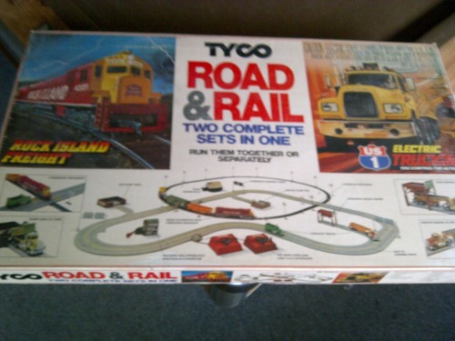 TYCO ROAD n RAIL SET US1 TRUCKING COMPLETE SET WITH TYCO TRAIN SET NEW ...