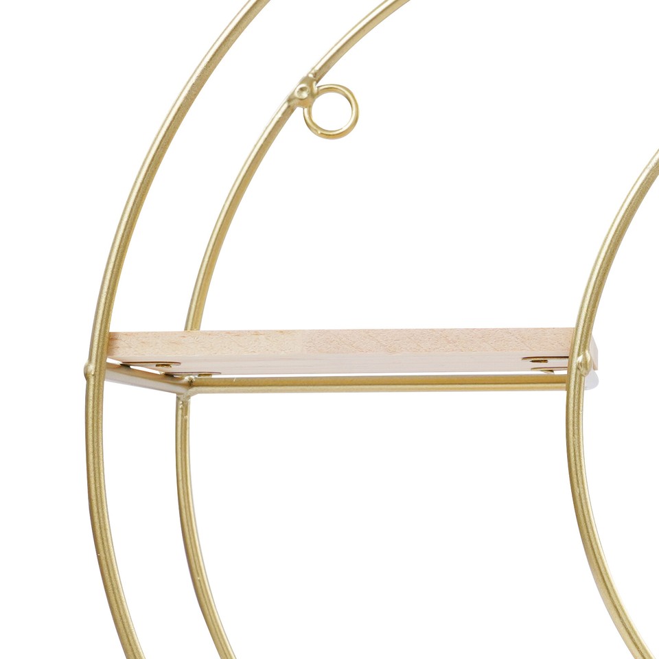 3-tier Round+ Moon Storage Display Rack Storage Display Rack Wall ...