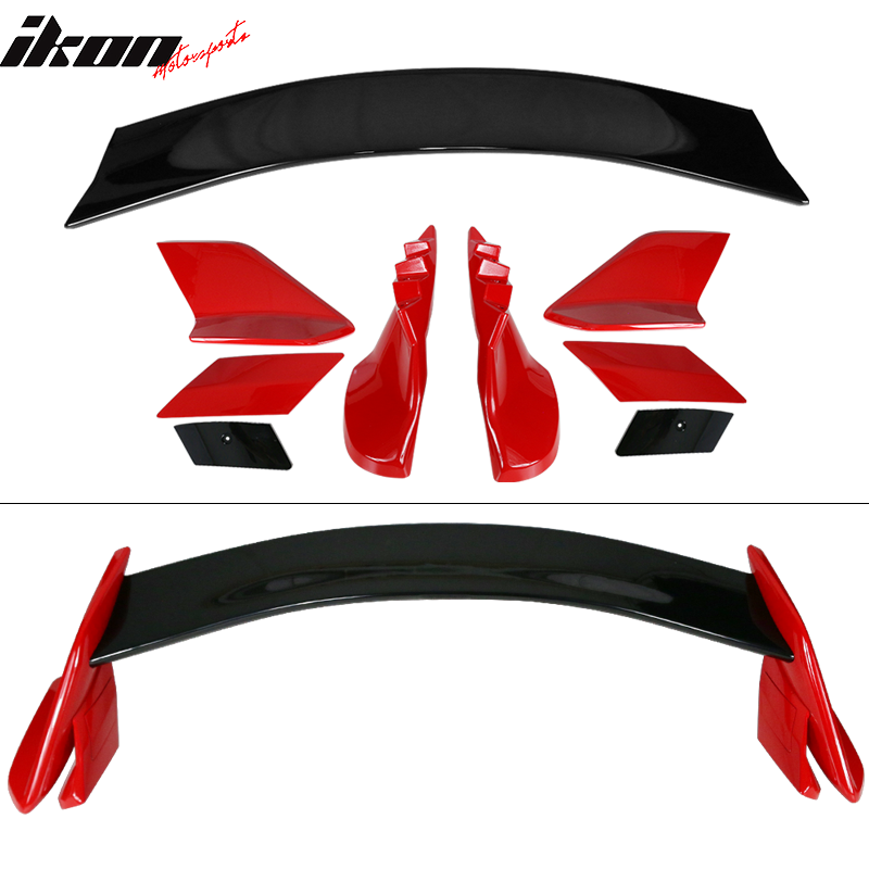 Fits 17-21 Honda Civic X Hatchback Type R Trunk Spoiler Painted #R513 ...