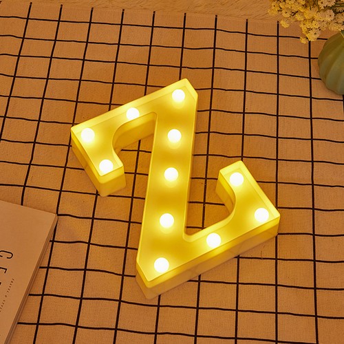 Alphabet LEDs Standing Letters Sign with Bulbs Night Warm White T8M0 | eBay