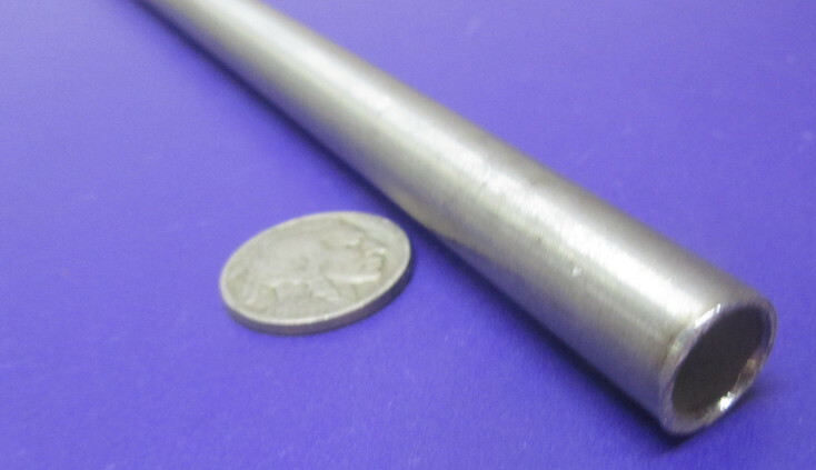 304 Stainless Steel Tube .500" OD x .402" ID x .049 Wall x 3 Foot ...