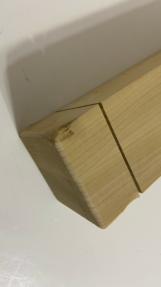 Notched Newel Post - 3" x 48" Clean Routed - Paint Grade Poplar Wood ...