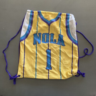 NBA NOLA New Orleans Hornets 1 Backsack Backpack String Drawstring Book ...