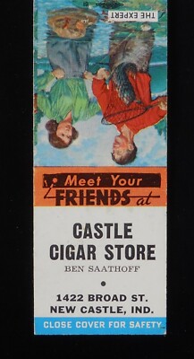 1950s Castle Cigar Store Ben Saathoff 1422 Broad St. Fishing New Castle ...