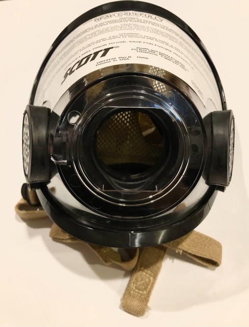 SCOTT Firefighter Turnout SCBA Air Mask 10011307 Size M Medium 10063 ...