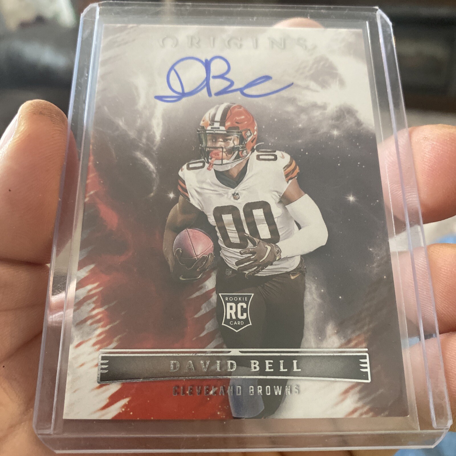 2022 Panini Origins Football David Bell Rookie Auto RC #RAU-DB On Card ...