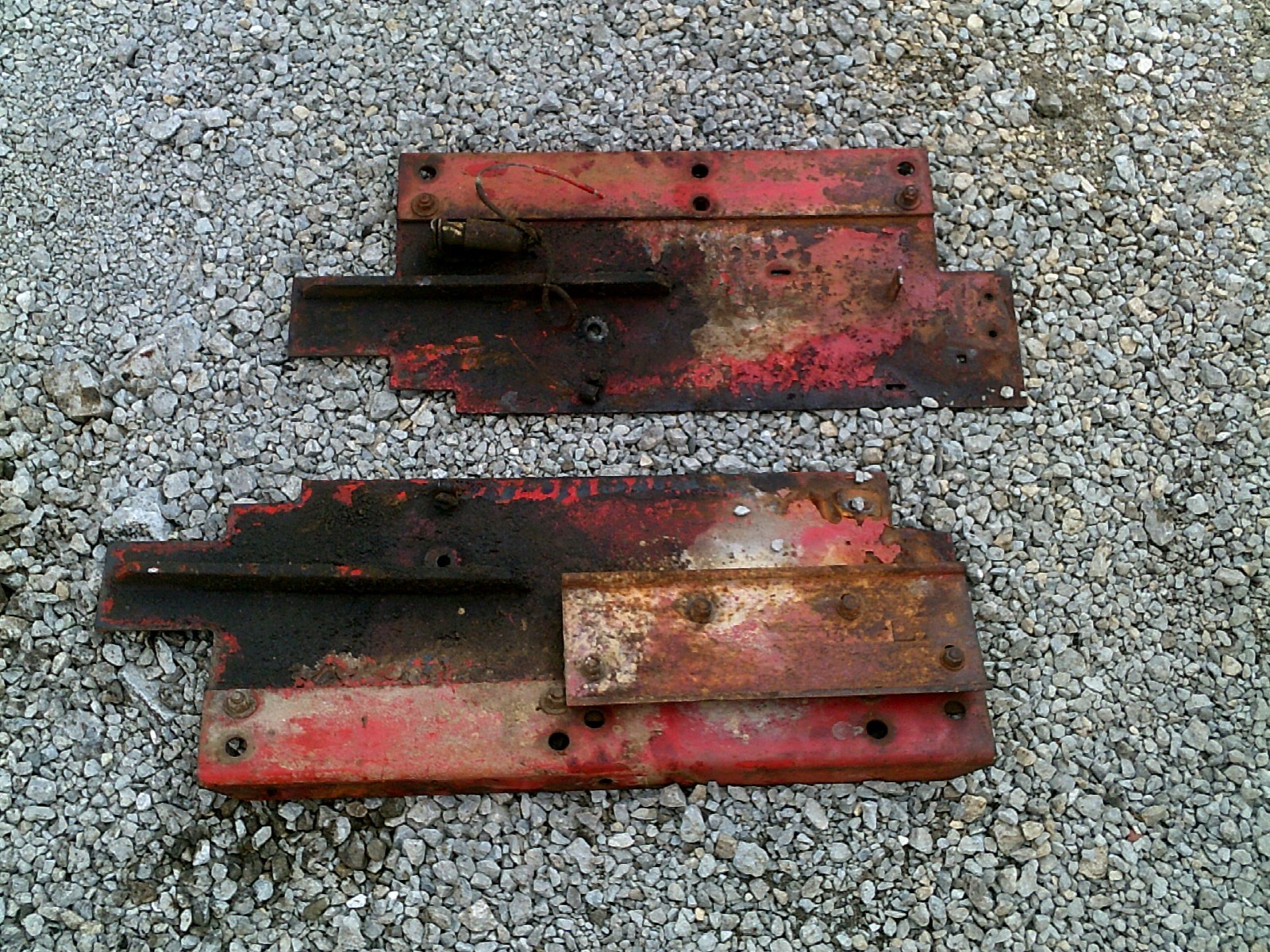 Massey Harris 44 rowcrop tractor pair of MH platform step steps R & L ...