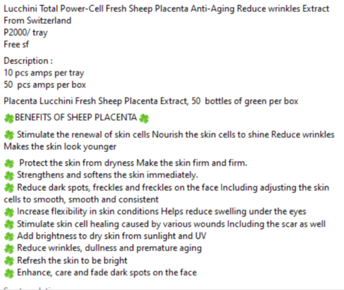 Lucchini Green - Skin Growth Factor Anti Aging 50 Ampoules 2ml EXP 2025 ...