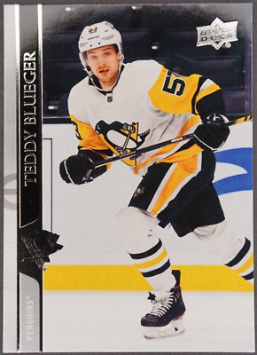 Teddy Blueger #608 Upper Deck 2020-21 Pittsburgh Penguins Card | eBay