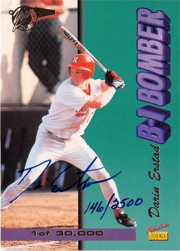 Darin Erstad autographed baseball card 1995 Signature Rookies #B5 B-1 ...