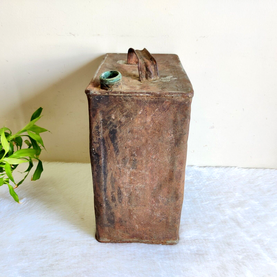 1930s Vintage Shell Motor Oil Tin Can Decorative Old Automobile ...