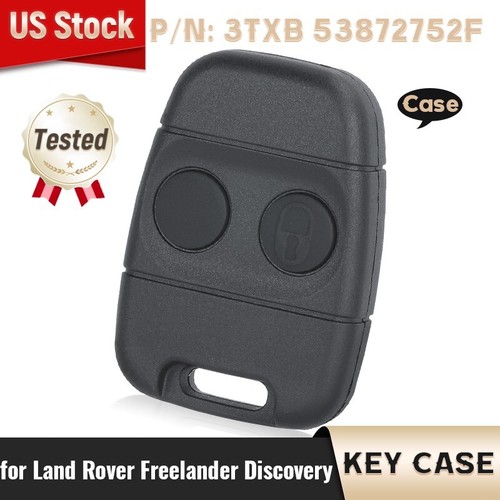 2 Button Remote Key Case Fob for Land Rover Freelander Discovery 3TXB ...