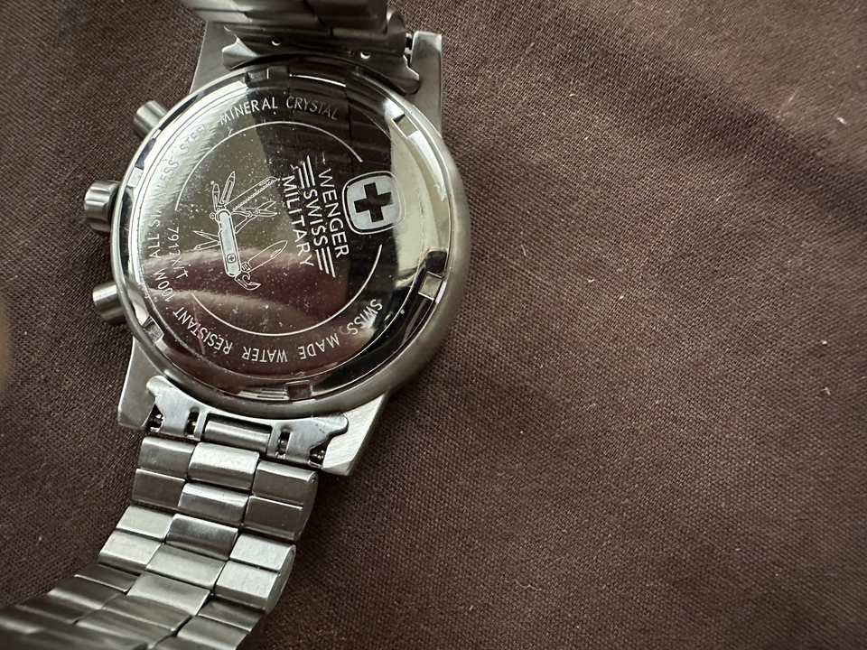 Vintage Wenger Commando Military Swiss Made Chronograph Watch (New) | eBay