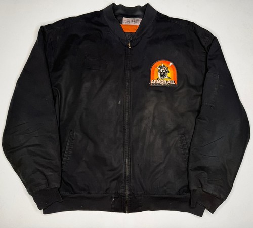 Vintage Armor All Products Patch Logo Viking Mechanic Work Jacket | XXL ...