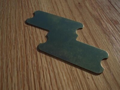 Genuine FENDER PRECISION BASS BRASS Pickup SHIELD P BASS GROUND ...