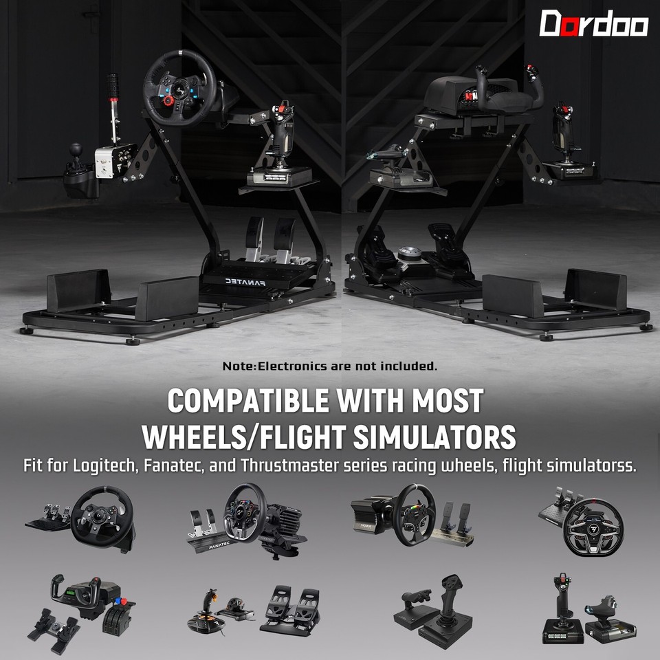 Dardoo G920 Flight Racing Simulator Cockpit Foldable Fit Logitech ...
