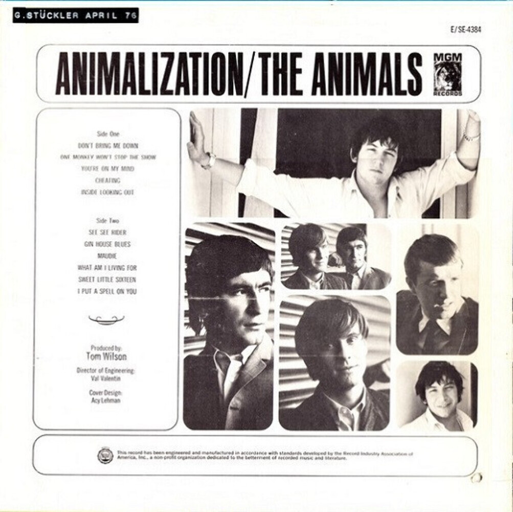The Animals - Animalization (LP, Album, MGM) | eBay