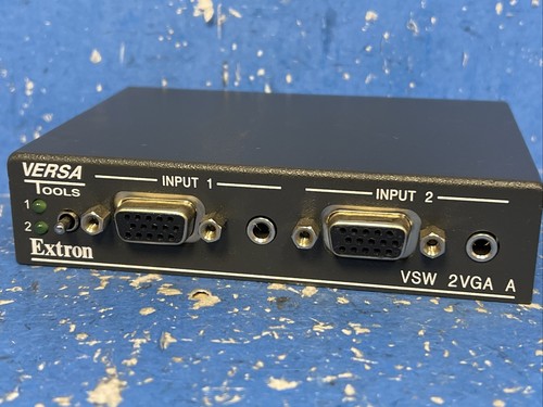 Extron Versa Tools VSW 2VGA A Two Input VGA and Stereo Audio SwitchER ...