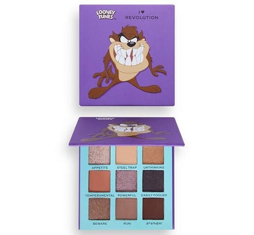 Revolution Beauty LOONEY TUNES TAZ Eyeshadow Palette Authentic Brand ...