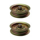 Set Of (2) Idler Pulleys Pulley Fits Husqvarna 196106 197379 532196106 ...
