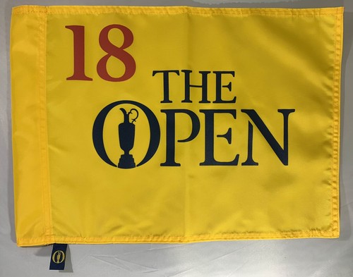 British Open Flag undated yellow pin flag the open championship pga new ...