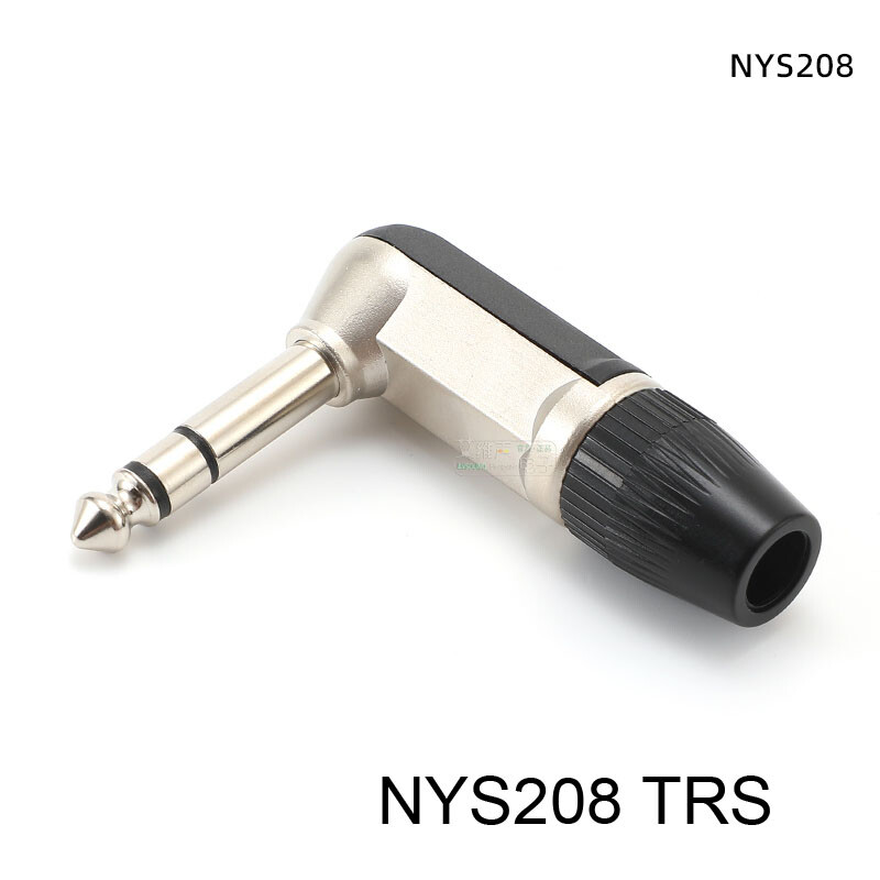 6.35mm 1/4 inch Metal Stereo Jack Plug TS TRS & Strain Relief Solder ...