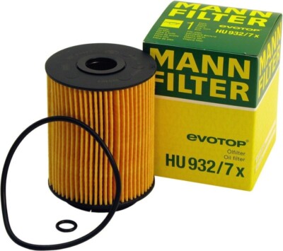 Engine Oil Filter MANN HU932/7x Volkswagen Golf Jetta / Audi A8 Q7 S8 ...